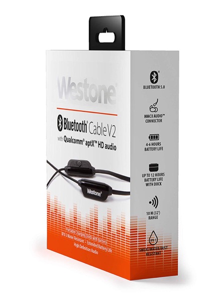 MMCX仕様のイヤホン対応のBluetooth 5.0リケーブル「Westone Bluetooth ケーブル V2」 | PALMFAN